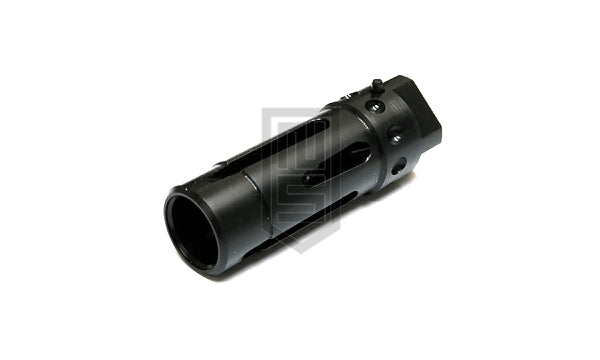 Crusader SR25 QDC スチール フラッシュハイダー（黒） – ナガト精工 (エアガン サバゲー パーツ)